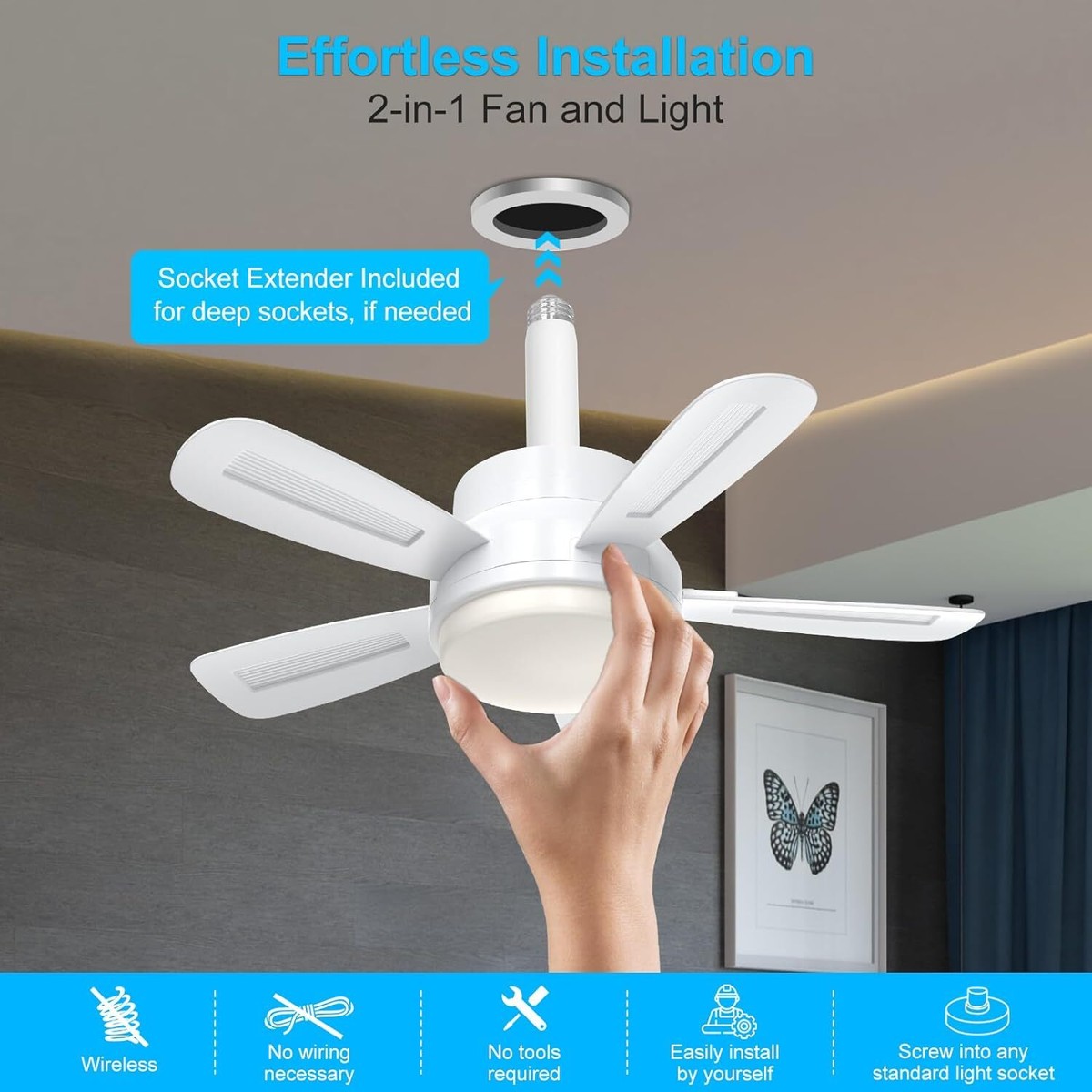 Installed Socket Ceiling Light Fixing Common Light Fixture Problems