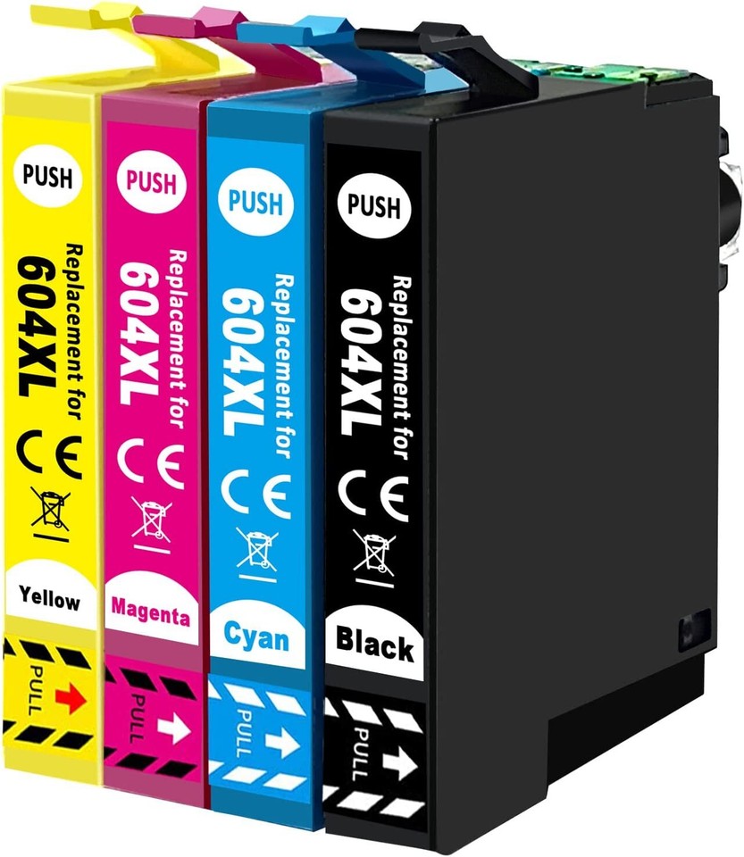 604 XL Ink Cartridges For Epson XP-2200 2205 3200 3205 4200 4205 WF ...