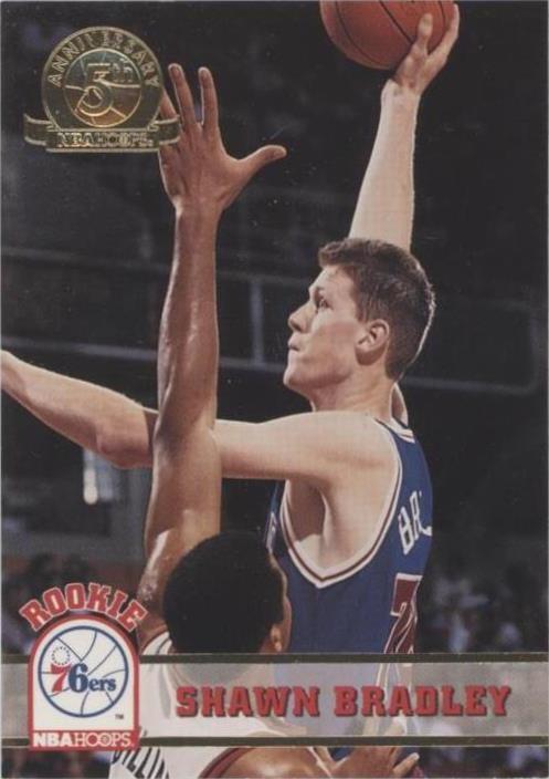 1993-94 NBA Hoops - Shawn Bradley #385 Fifth Anniversary (RC) for sale ...
