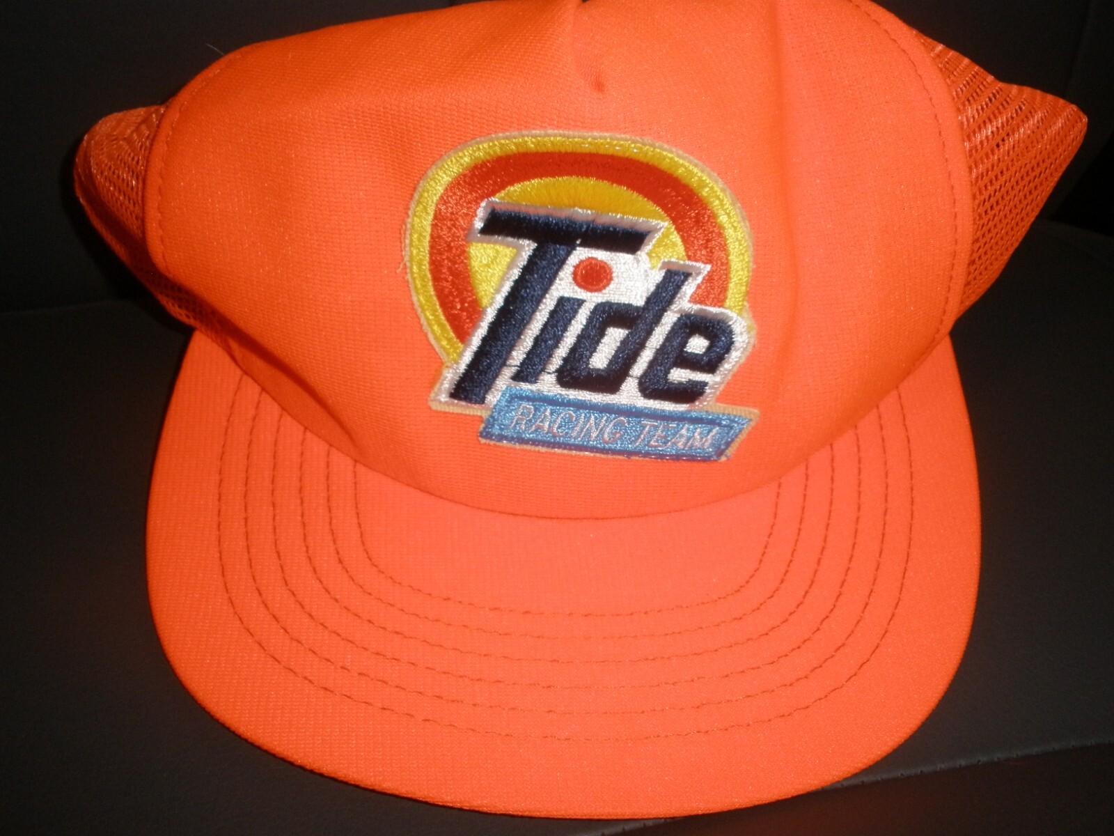 Vintage Tide Racing Team Snap Back OSFA Orange Cap Never Worn (Hat 1 ...