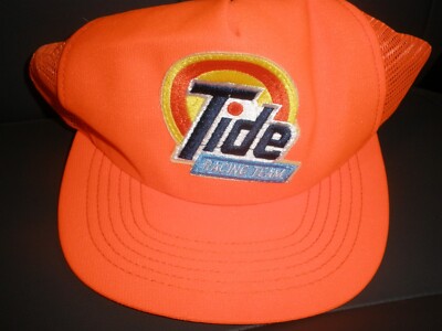 Vintage Tide Racing Team Snap Back OSFA Orange Cap Never Worn (Hat 1 ...