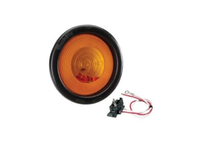 Narva Sealed Rear Direction Indicator Lamp 12V Amber w/ Vinyl Grommet ...