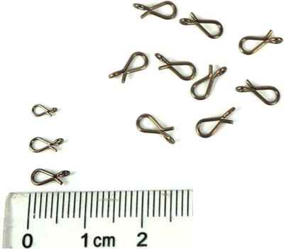 Micro Fly Fishing Snap No-Knot Fast Quick Change Fly Hook Lure Clips ...