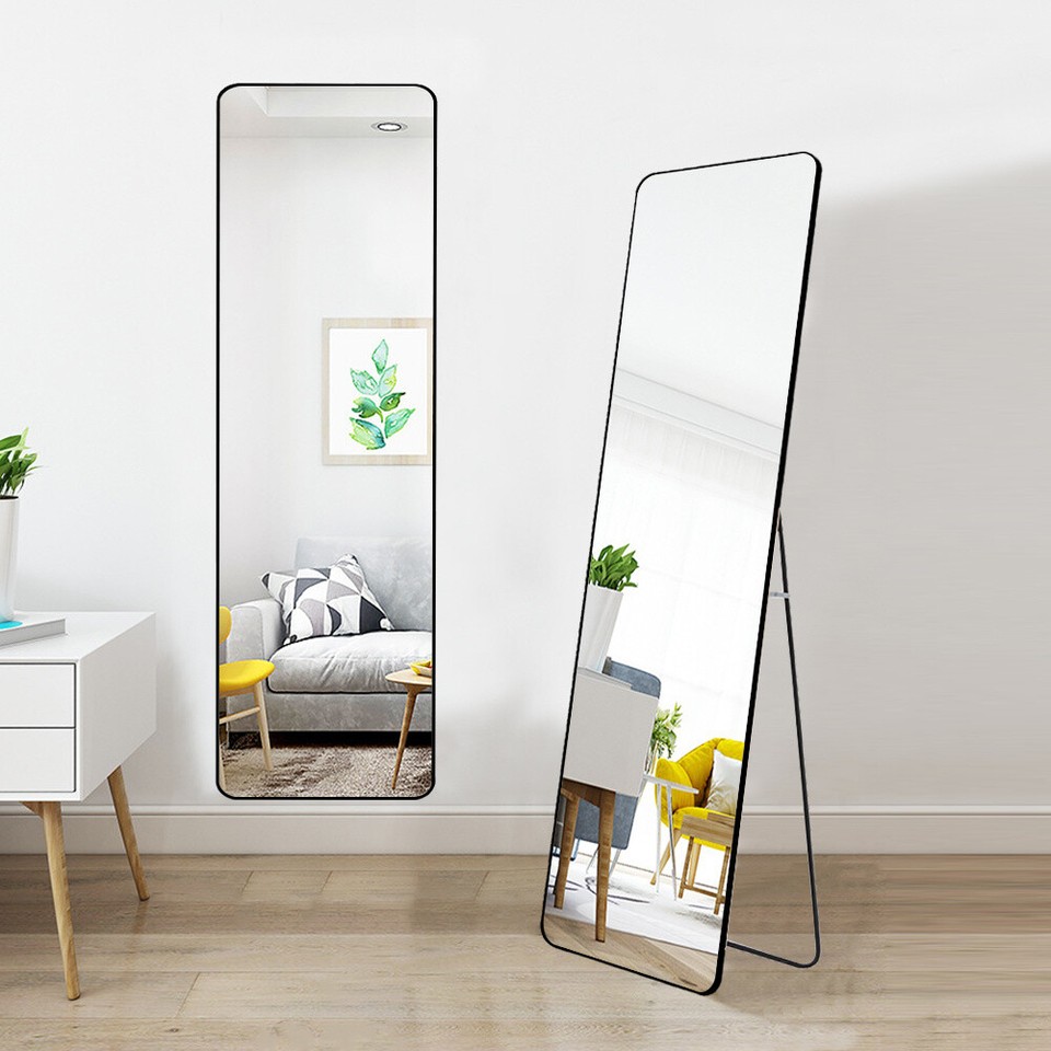 5ft Free Standing Dressing Mirror Floor Standing/Wall Mounted Full ...