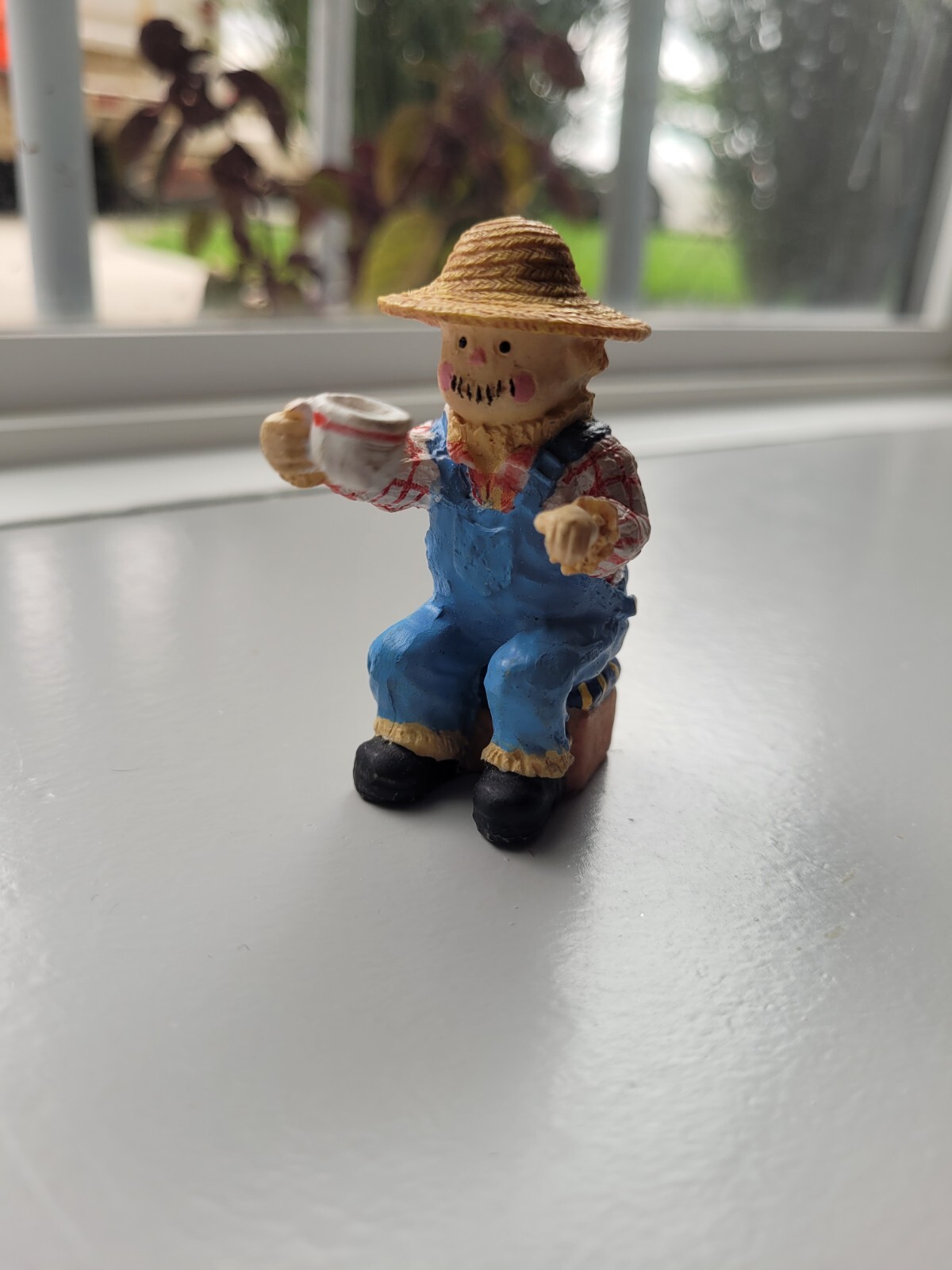 Mini Scarecrow Figurine Fall Seasonal Decor Oriental Trading Co Inc 2.5 ...