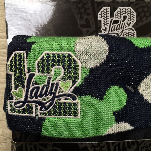 Seattle Seahawks Women LADY 12 Boot Warmers POLKA DOT Cuff Leg Socks ...