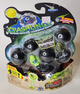 New Sealed Crashlings Meteor Mutants Series 1 - 4 Pack New Sealed ...