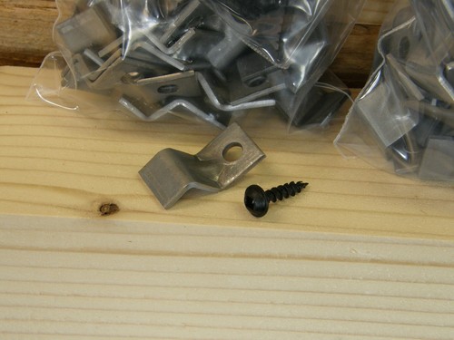 Table Top Fastener Clips + Screws QTY 24, 150, 300, 600 Bulk Furniture ...