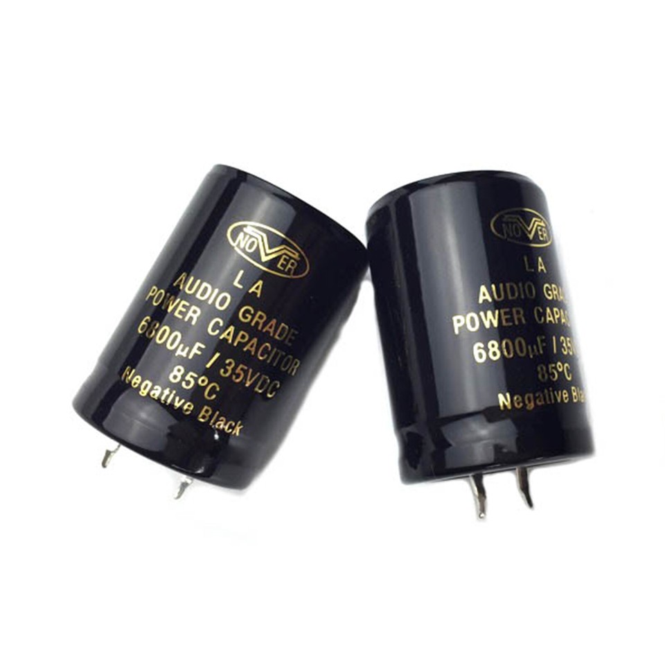 2pcs 6800uF 35V Nover 85 Degrees Electrolytic Capacitor For Audio Hi-Fi ...