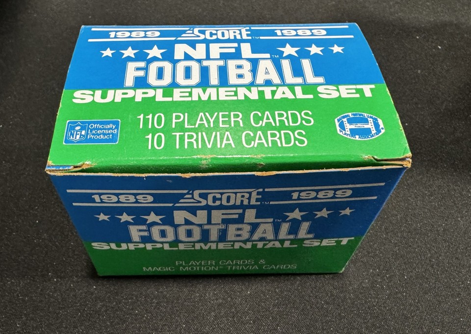 1989 Score Supplemental Football Cards 331-440 (NM) - U Pick - Complete ...