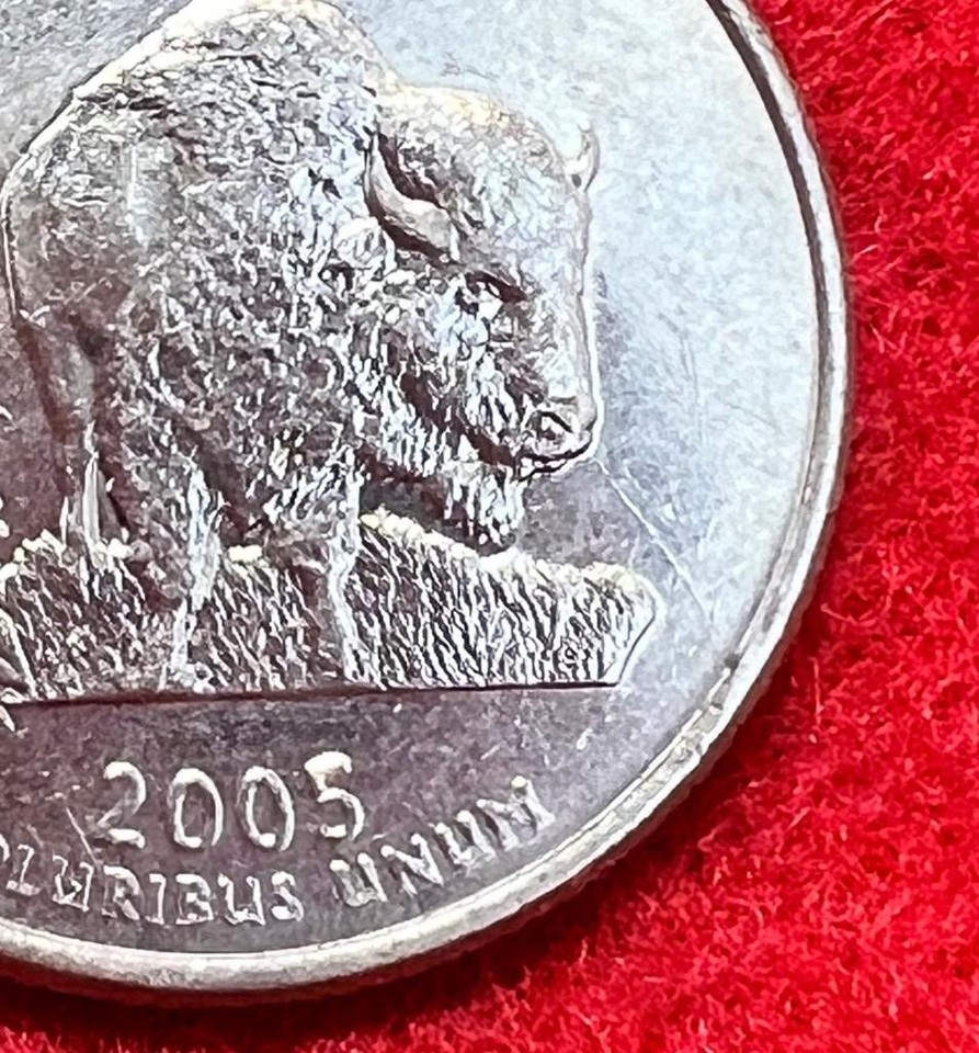 2005 P Kansas State Quarter Error Spitting Buffalo circulated | eBay
