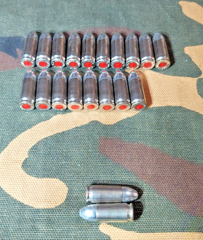 9MM LUGER SNAP CAPS SET OF 20 "SILVER BULLETS" REAL 115GN WEIGHT!!! | eBay