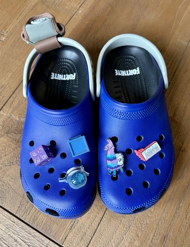 Fortnite Battle Bus Crocs Unisex Size Men 9 Women 11 Rare New | eBay