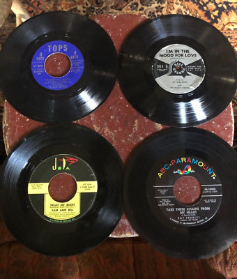 4 Records Tops ABC Crazy Otto Joda Bell Mood for Love Crazy Otto Ray ...