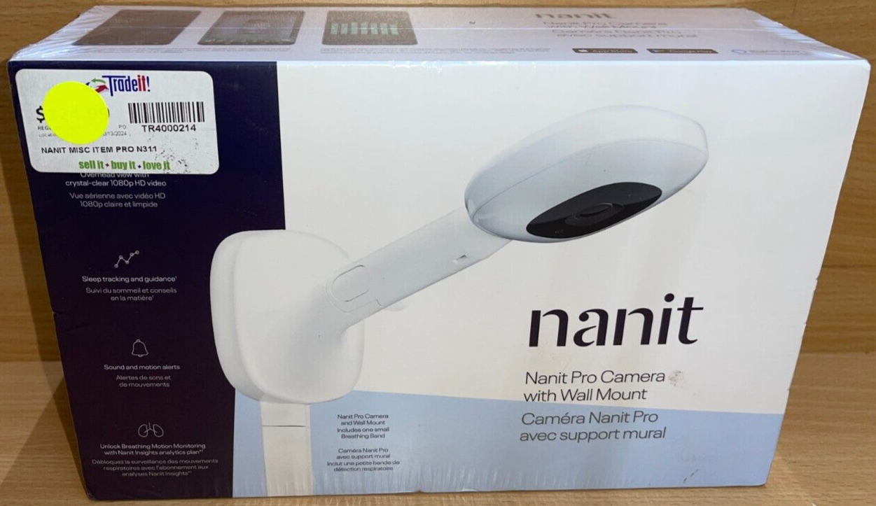 Nanit Pro Camera And Wall Mount Baby Monitor N311 - Picture 1 of 9