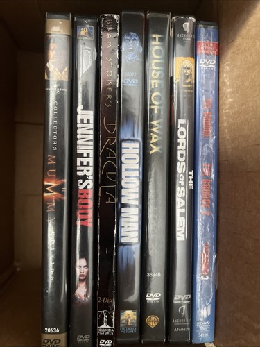 Small Movie Lot / 8 Movie Titles / Horror Themed | eBay