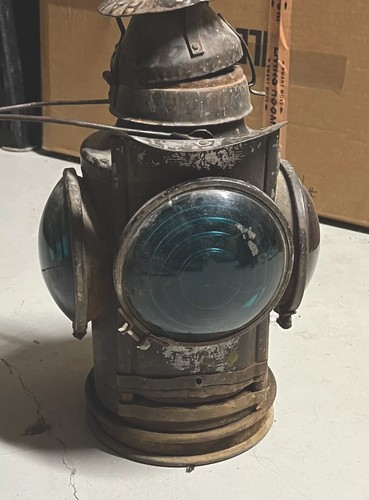Vintage Handlan St. Louis 4 Railroad Switch Lantern Light - NEEDS TLC ...