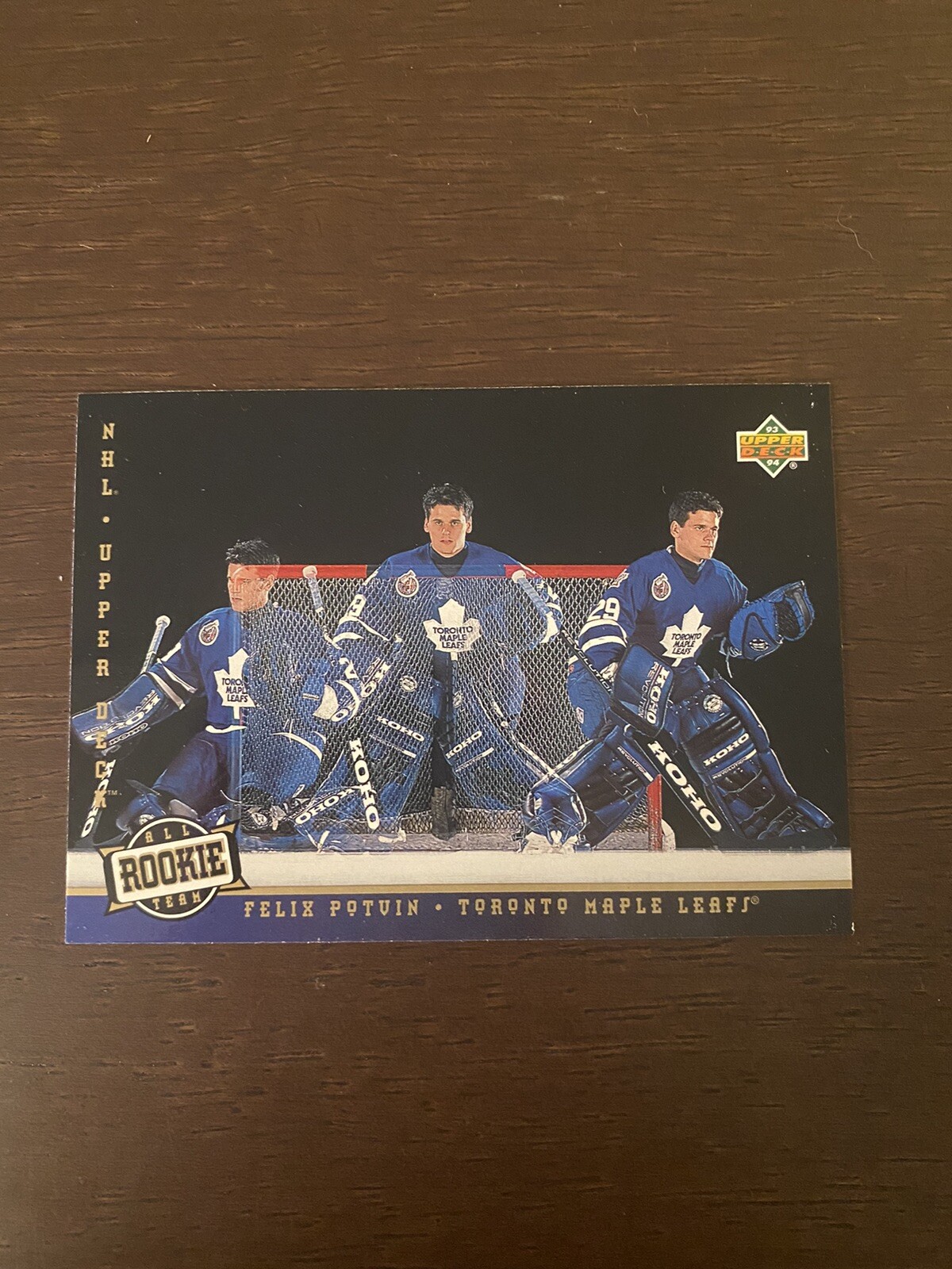1993-94 Upper Deck #285 Felix Potvin RC ALL ROOKIE TEAM Insert | eBay