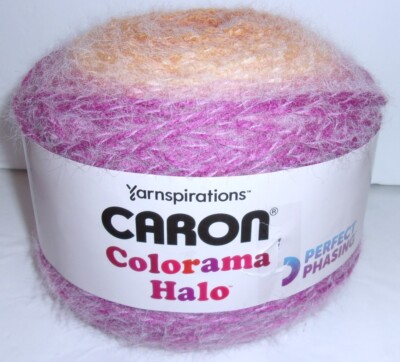 Caron Colorama Halo Yarn, 8 oz/481 yds (2 Colors Available) 1 Yarn Cake ...