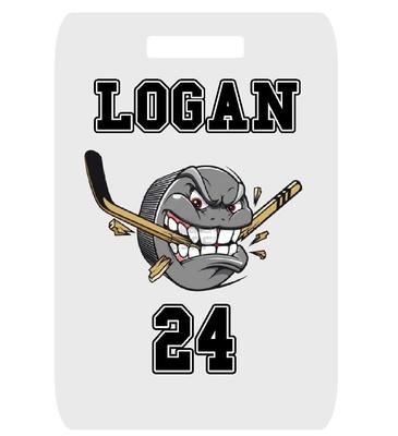 HOCKEY BAG TAG Personalized For Sports Duffle Bags Backpacks Luggage ...