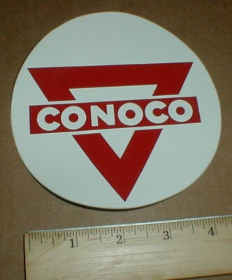 Vintage Continental Oil Company Conoco auto racing decal sticker 1970 ...