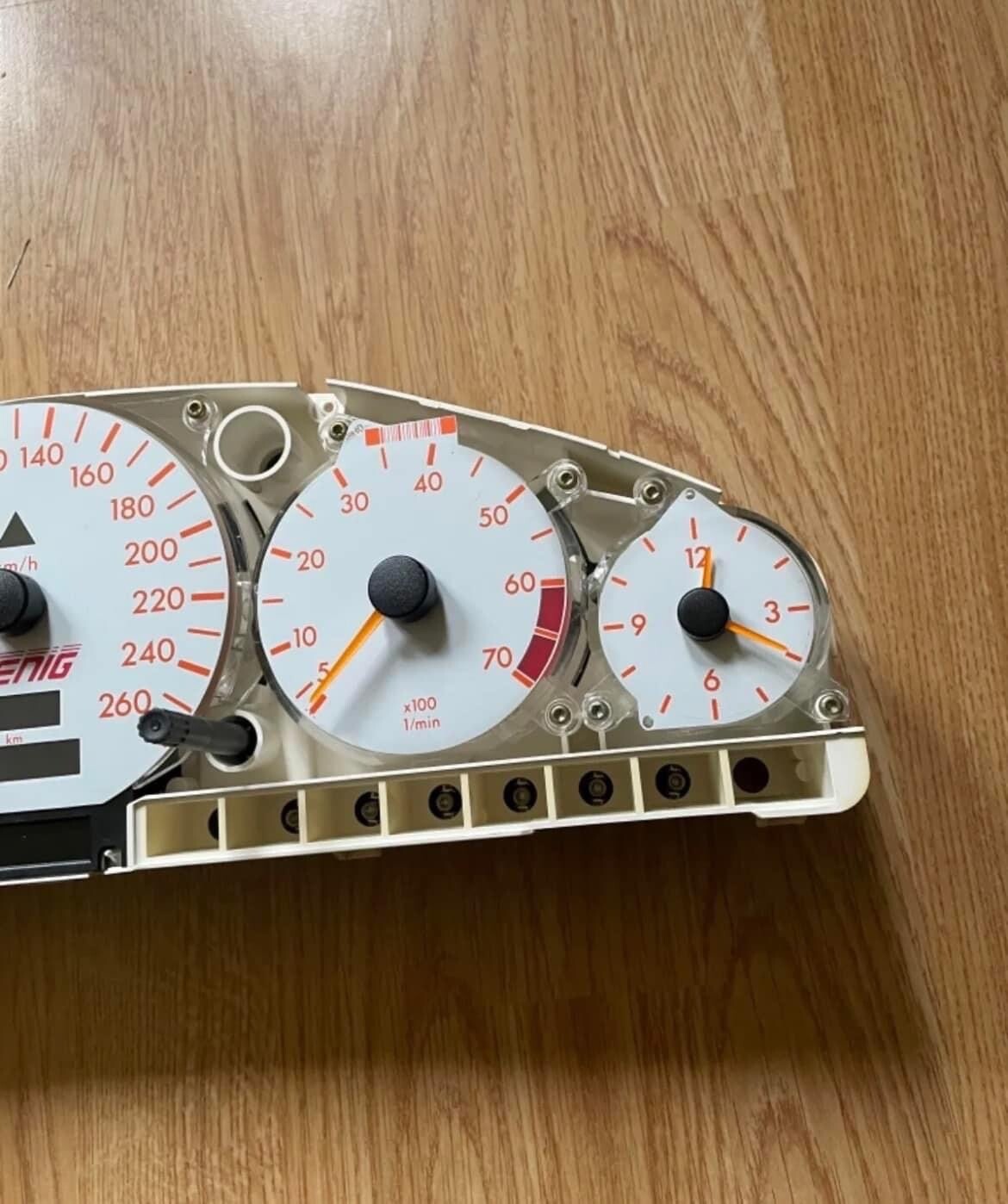 Mercedes-Benz R129 SL600 AMG SL500 Koenig Specials Cluster Meter Speedo ...