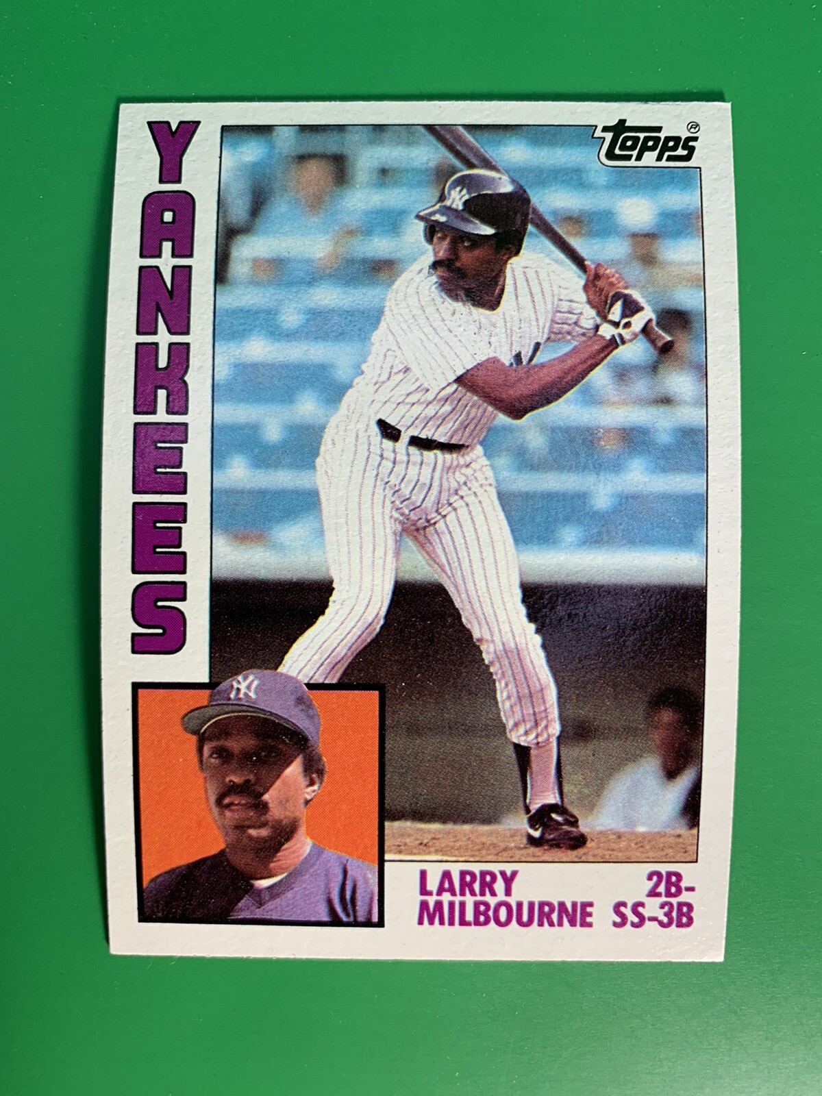 1984 Topps Larry Milbourne #281 New York Yankees | eBay