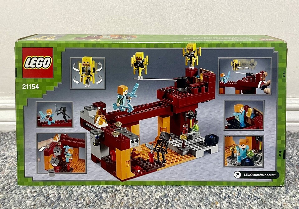 Lego Minecraft 21154 The Blaze Bridge Wither Skeleton/Retired/New ...