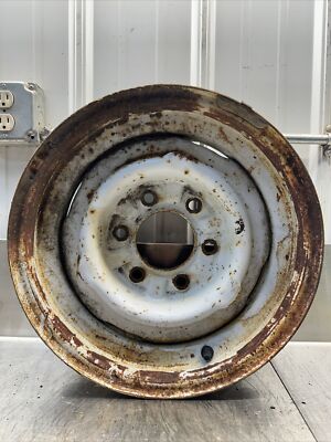 1955-1959 Chevy Truck 15x5.5 Steel Wheels 6 Lug Chevrolet 3100 Original ...
