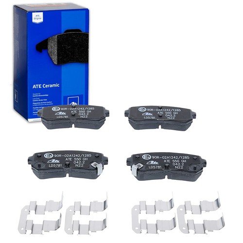 ATE Ceramica Pastiglie Freno Set Assale Posteriore Adatto per Hyundai ...