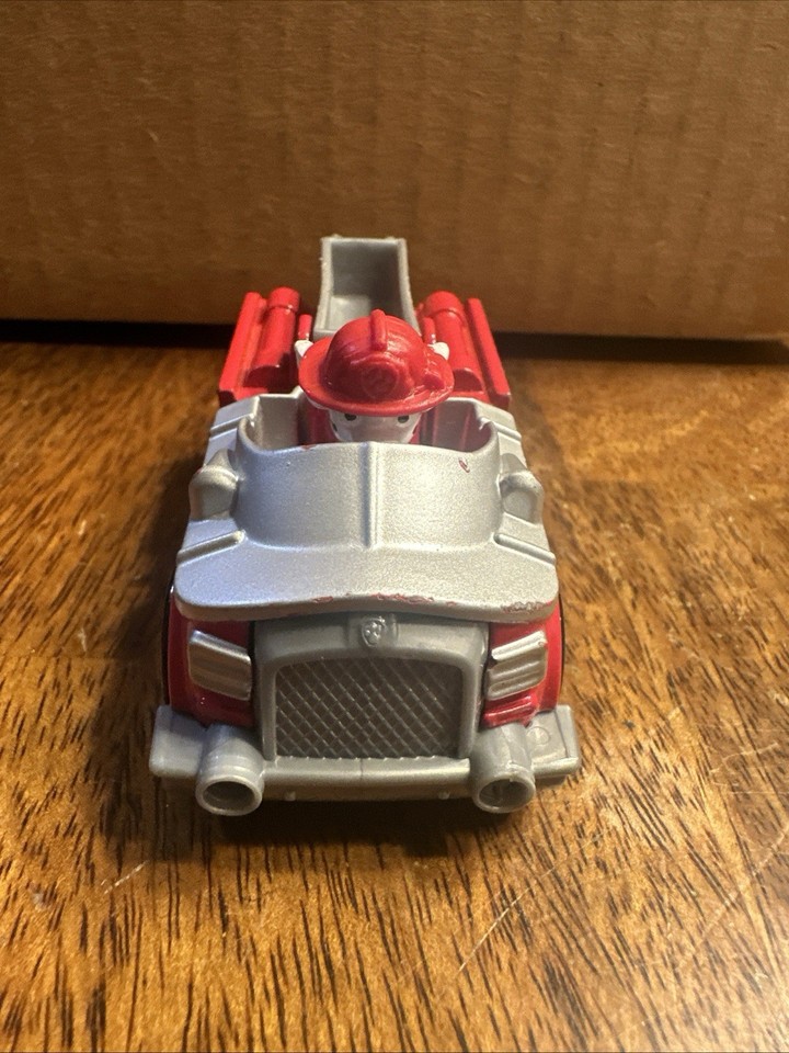 Paw Patrol Marshall Diecast Car 1:55 Scale - Marshall Driving Rescue ...