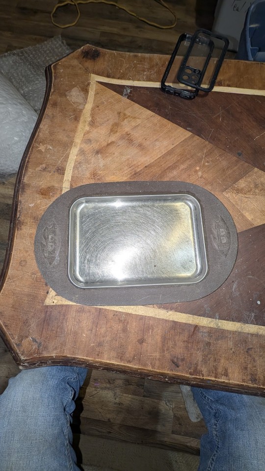 VINTAGE BONANZA Steakhouse Restaurant Metal Steak Plate Sizzler Platter ...