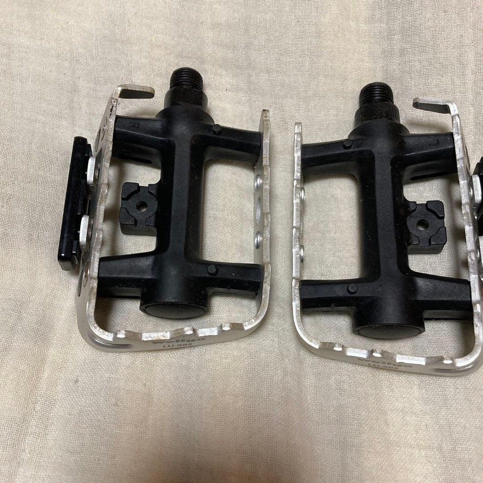 pedale wellgo LU982 argento/nero | eBay