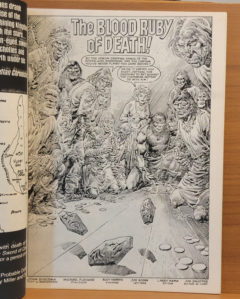 The Savage Sword of Conan #98 FN Marvel Magazine 1984 B&W Michael ...