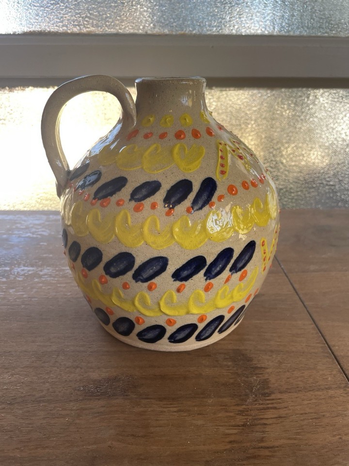 Dale Costner Vale, NC Catawba Valley Folk Art Pottery Jug | eBay