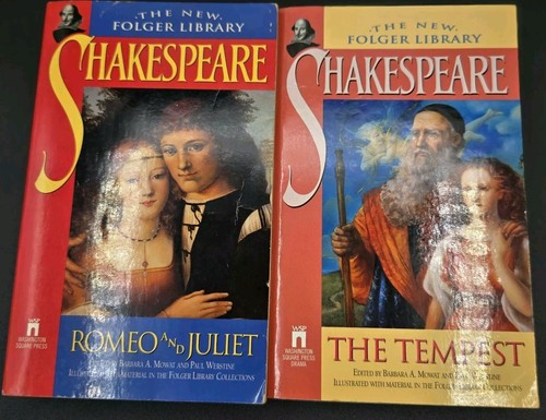 Romeo and Juliet & The Tempest New Folger Library Mass Market Paperback ...