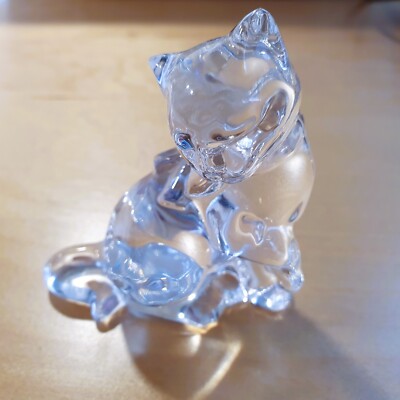 Lenox Cat Lead Crystal Figurine Made in Czech Republic | eBay