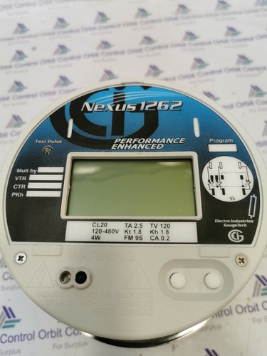 Nexus 1262/ 1262-S-9S-20-60-DE-INP200 Digital Power Meter CL20 120-480V ...