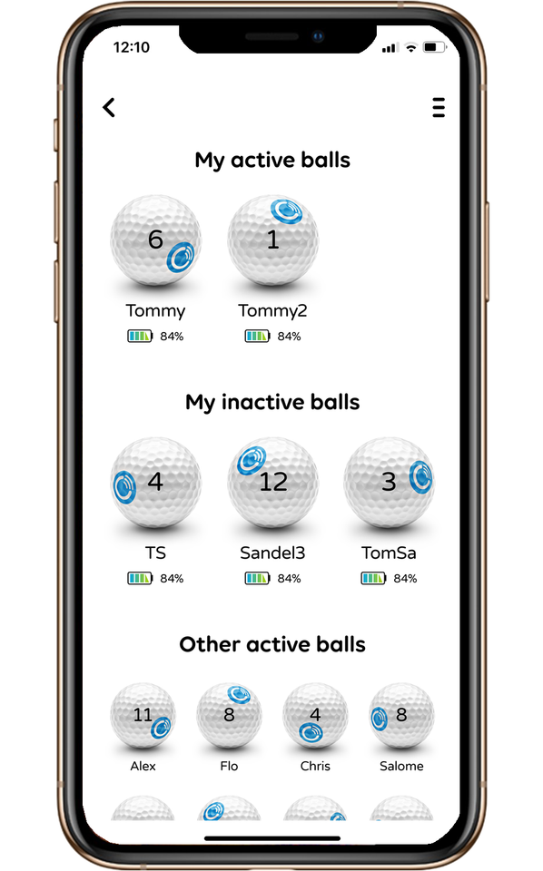Chiping GPS Tracked Golf Balls (6 Pack) - The Worlds First GPS Tracked ...