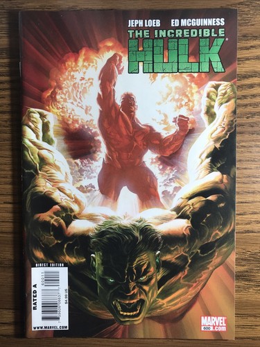 THE INCREDIBLE HULK 600 ALEX ROSS COVER SHE-HULK LUKE CAGE MARVEL 2009 ...