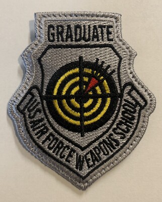 USAF Weapons School Graduate Color Patch, Air Force, Flight Suit, WIC ...