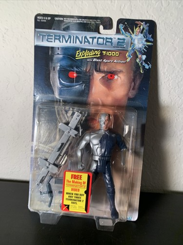 1991 Kenner Terminator 2 Exploding T-1000 Figure w/ Blast Apart Action ...