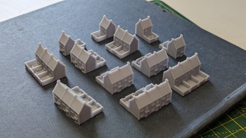3mm T Guage Scale UK Home Front Terrace Houses – 12 Buildings | eBay