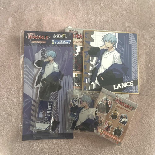 Mashle Wakudoki Kuji Acrylic Stand Keychain Mini Colored Paper Lance | eBay