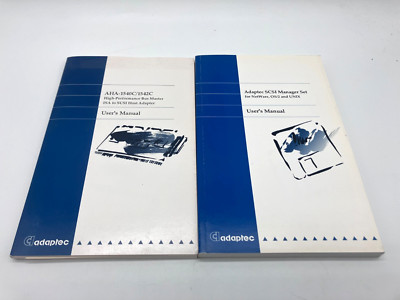 Adaptec SCSI Manager Set + AHA-1540/1542C User Manuals | eBay