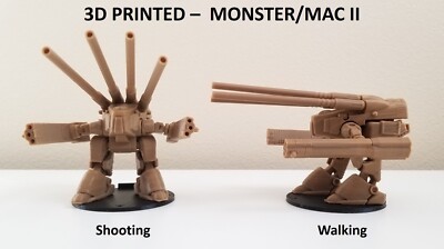 3D Printed Robotech RPG Tactics Monster/MAC II Destroid Macross | eBay
