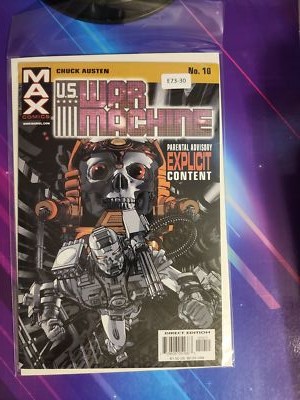 U.S. WAR MACHINE #10 VOL. 1 8.0 MAX COMIC BOOK E73-30 | eBay