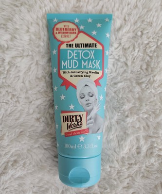DIRTY WORKS BLUEBERRY & WILLOW BARK EXTRACT - DETOX MUD MASK - 3.3 OZ ...