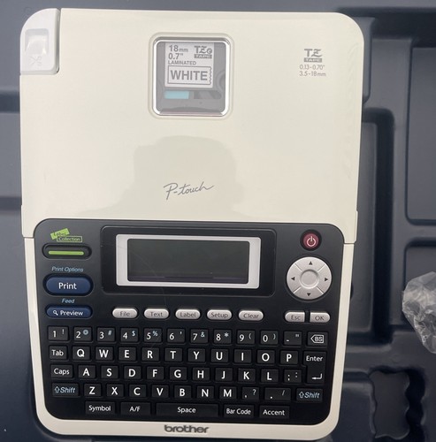Brother P-TOUCH PT-2030 Label Maker w/ Tapes, Adapter and Hard Travel ...