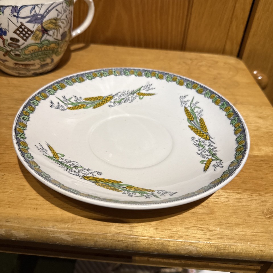 Bisto England Giant Jumbo Cup And Saucer Farmer Arms Trust In God | eBay UK